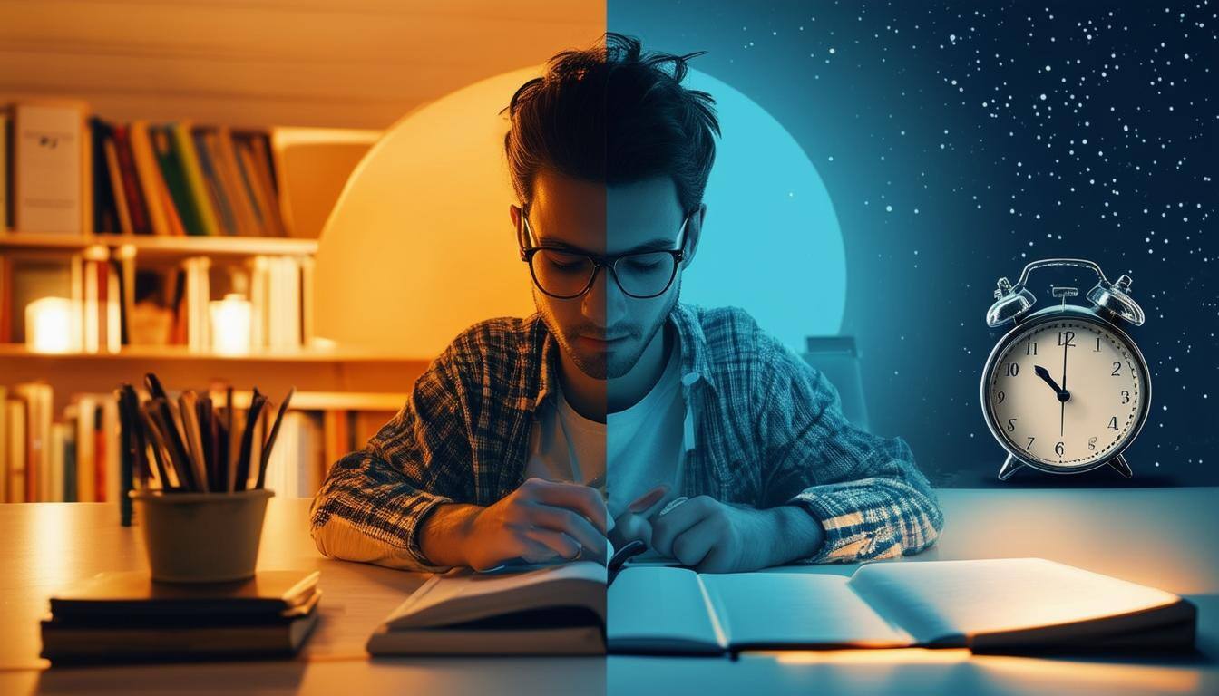 朝やる勉強、夜やる勉強。